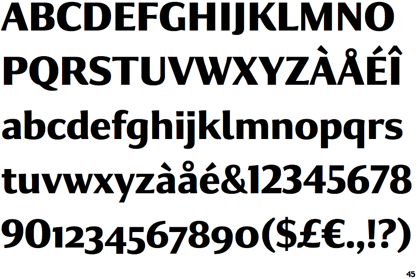 Identifont - Collier Sans Extra Condensed Bold