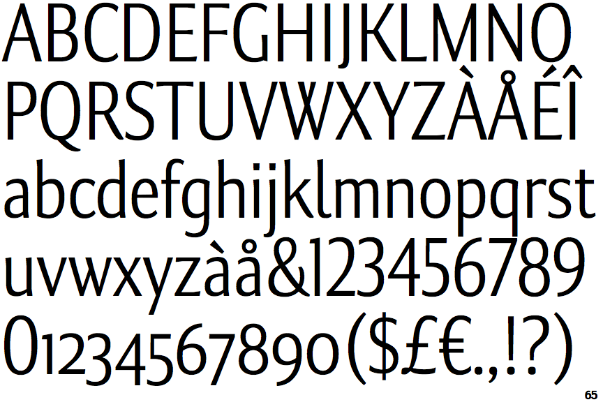 Identifont - Collier Sans Extra Condensed Thin