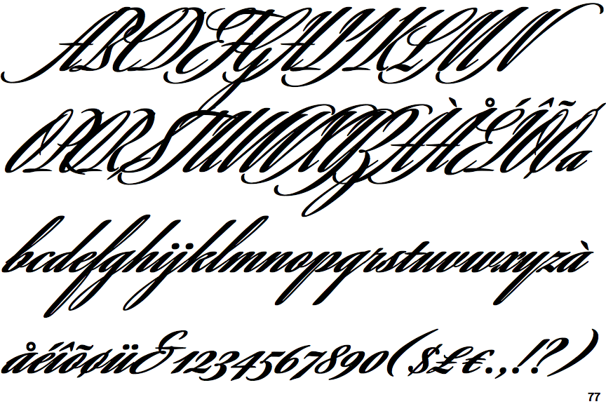Identifont - Savanna Script Black
