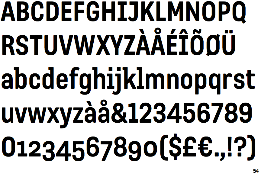 Identifont - Ecam Bold