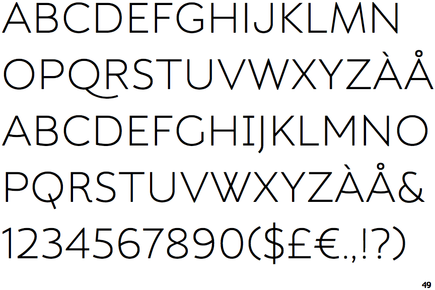 Identifont - Resort Sans Thin