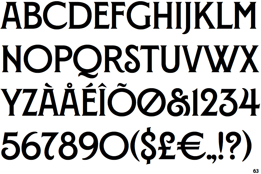 Identifont - Montecatini Narrow Bold