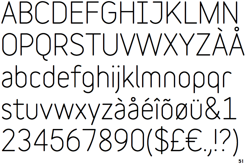 Identifont - Variable