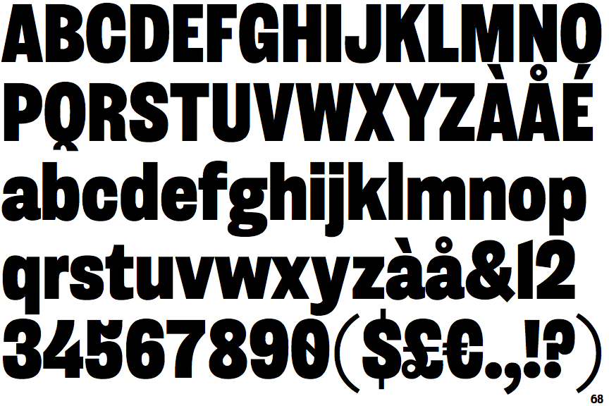 Identifont - Salford Sans Black