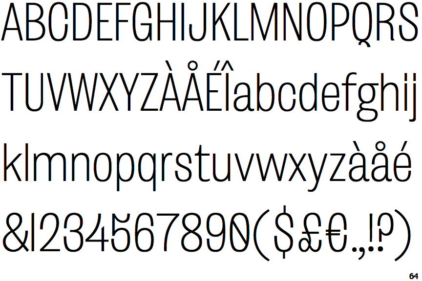 Identifont - Salford Sans Extra Light