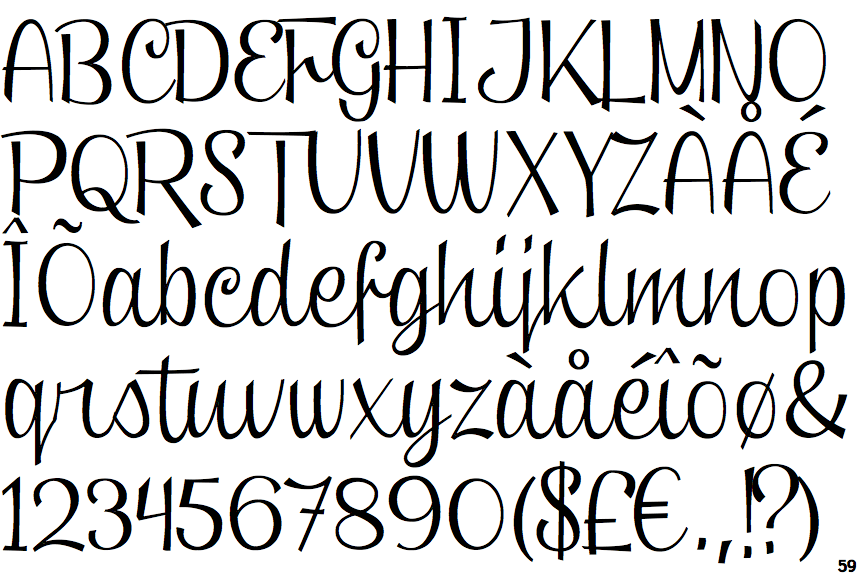 Identifont - Clipper Script