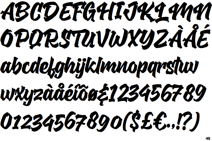 Identifont - Entropic Brush