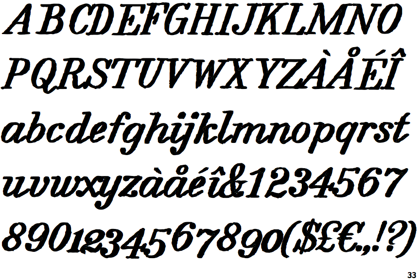 Identifont - Forward Serif Bold