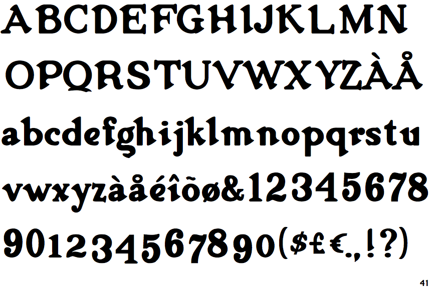 Identifont - Gloriz Vintage