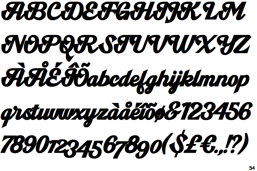 Identifont - Hanstoc Script Bold