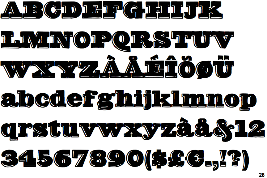 Identifont - Peacemaker Highlight