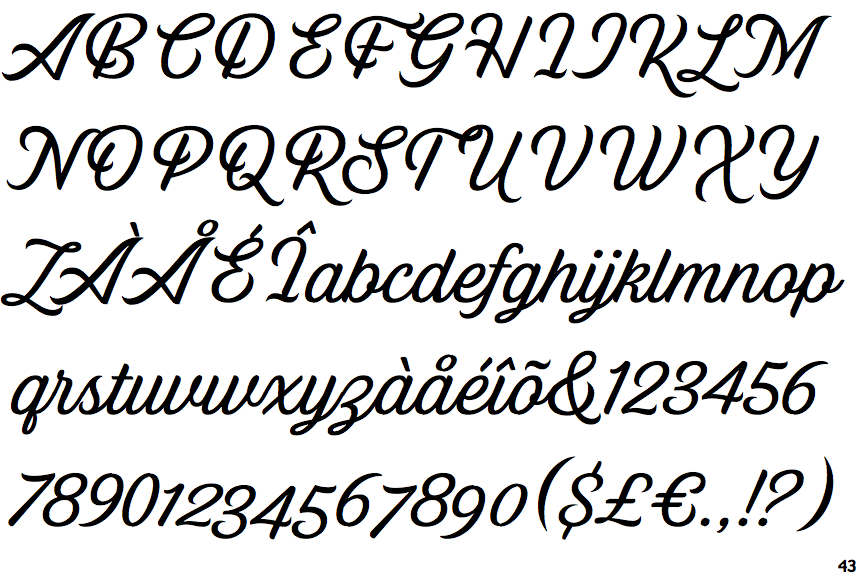 Identifont - Unifier Script