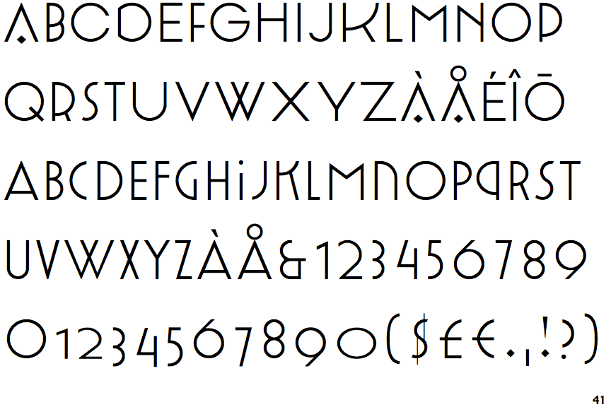 Identifont - Varygraphie Thin