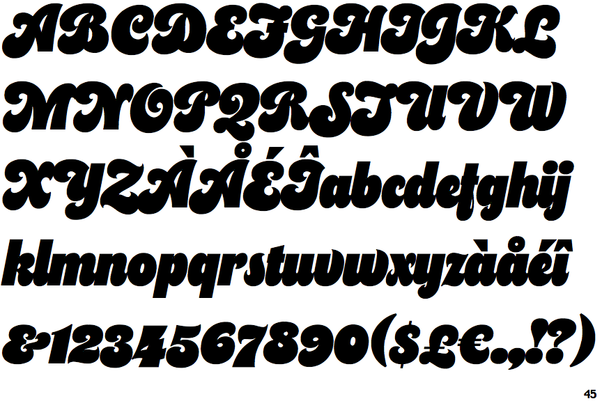 Identifont - Cheesecake