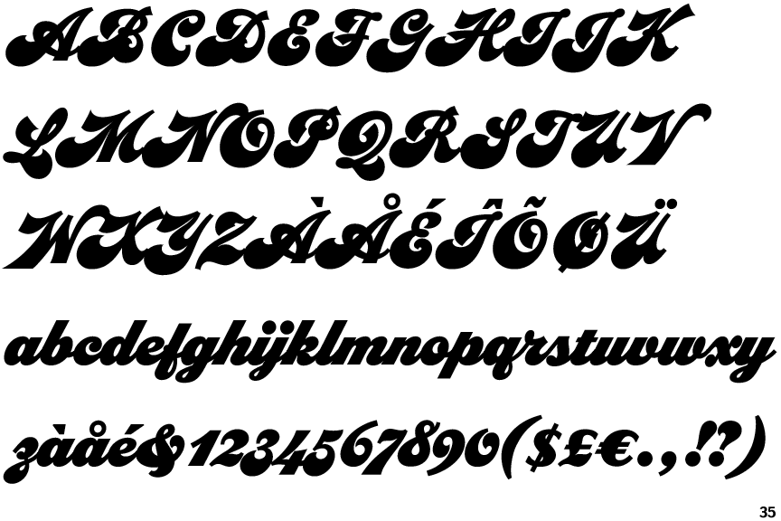 Identifont - Dreamboat Black