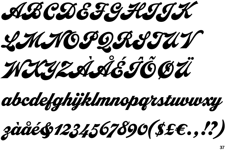 Identifont - Dreamboat Bold