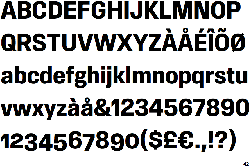 Identifont - Synergy Bold