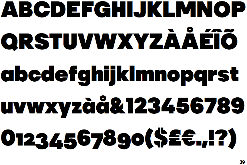 Identifont - Maligne Black