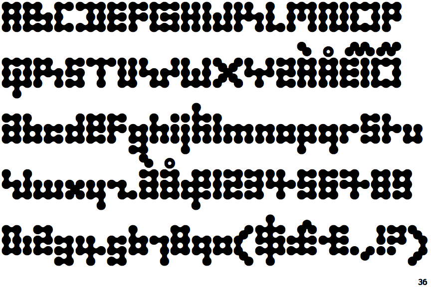 Identifont - Metaballs Bold