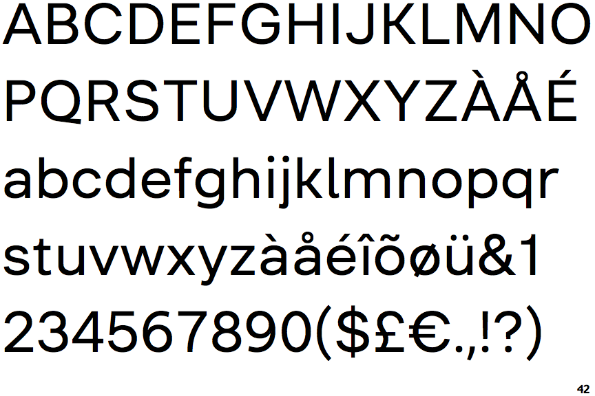 Identifont - Inerta