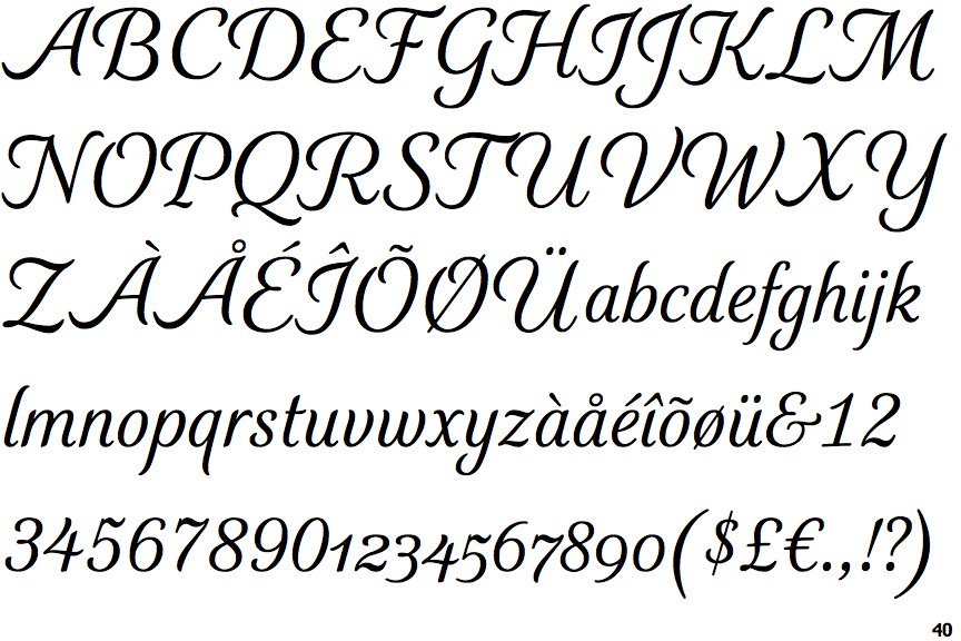 Identifont - Elicit Script