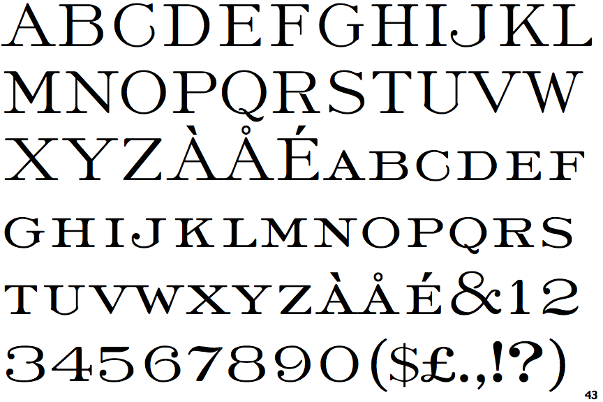 Identifont - Light Roman