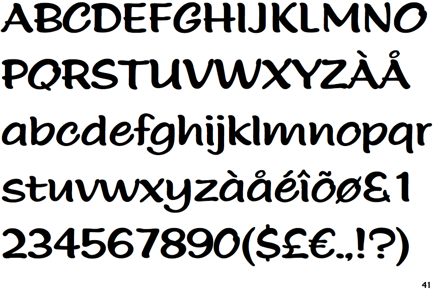 Identifont - Morris Freestyle