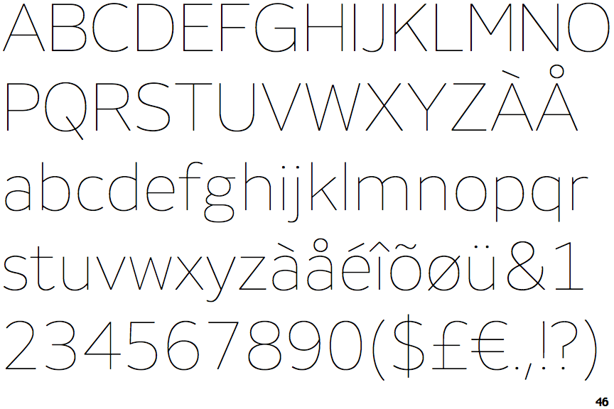Identifont - Binate Text Hairline