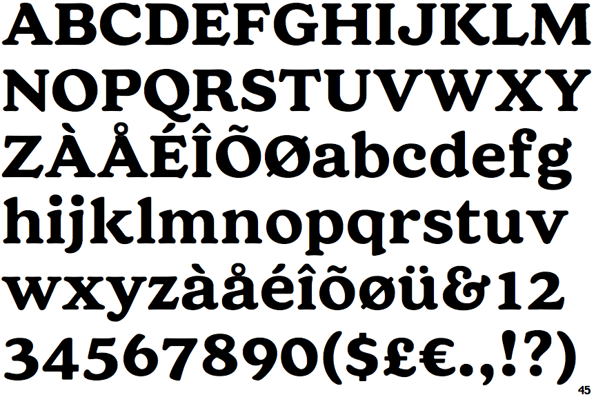 Identifont - Cream Bold