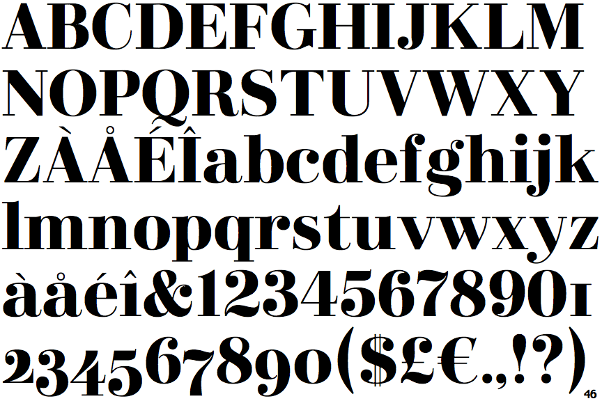 Identifont - Didonesque Bold