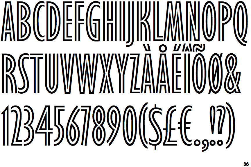Identifont - Gill Sans Nova Inline Condensed