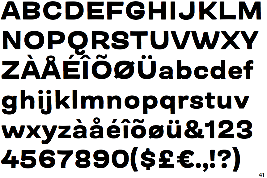 Identifont - Guzzo Extended Black