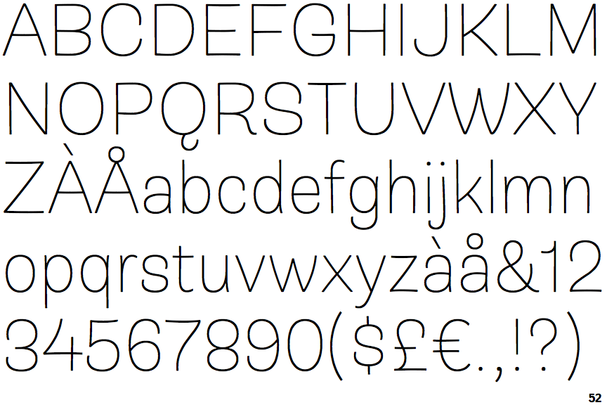 Identifont - Guzzo Thin