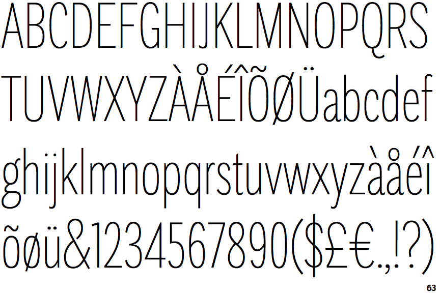 Identifont - Malden Sans Condensed Thin