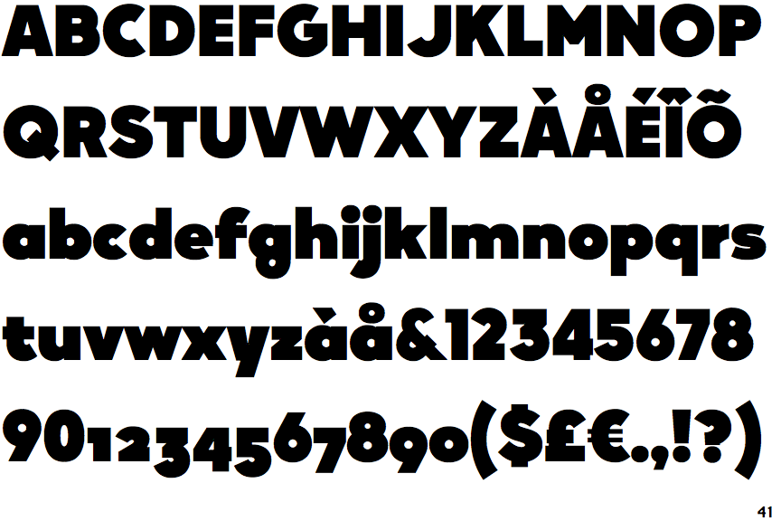 Identifont - Vary Extra Black