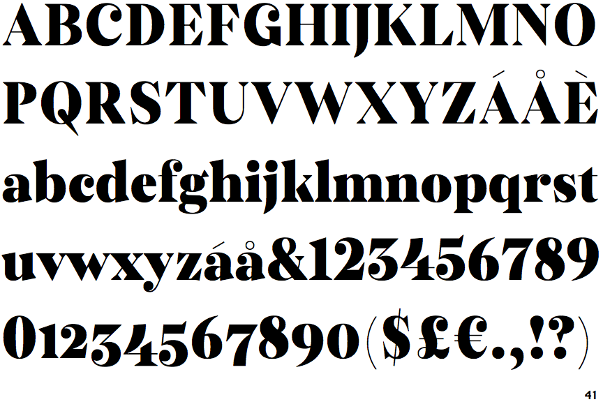 Identifont - Kisba Nova Headline Black