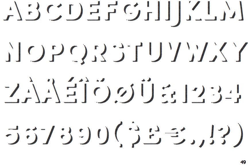 Identifont - Sofia Rough Shadow Two