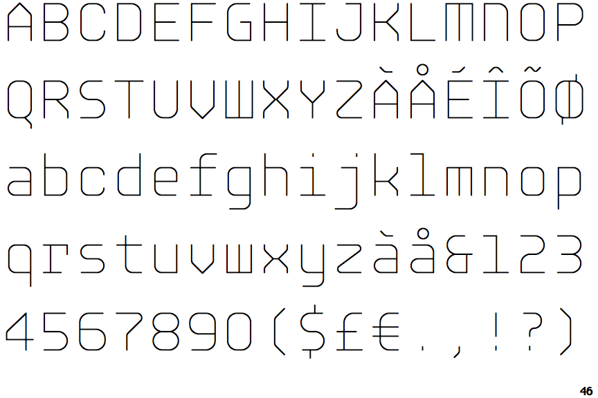 Identifont - Nine Mono Ultra Light