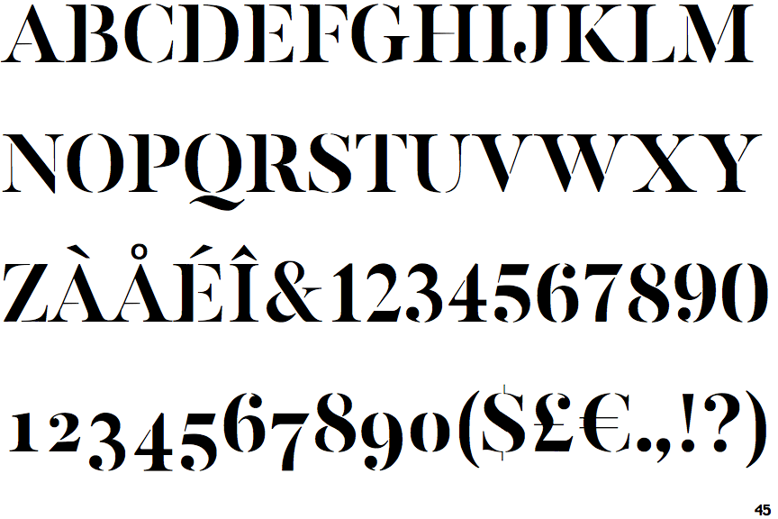 Identifont - Beautiful Minds Serif Stencil