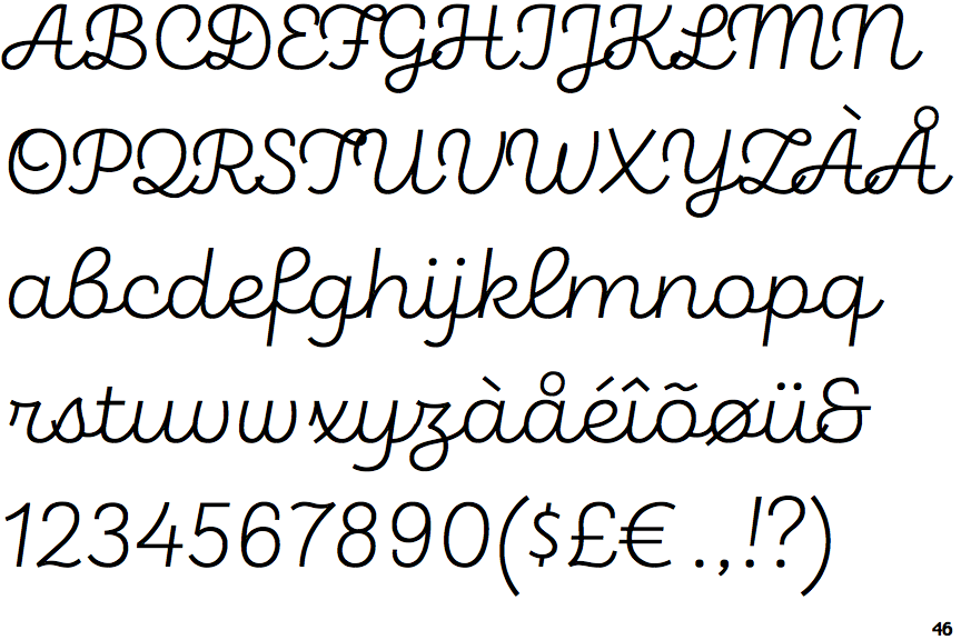 Identifont - Brooklyn Heritage Script Light