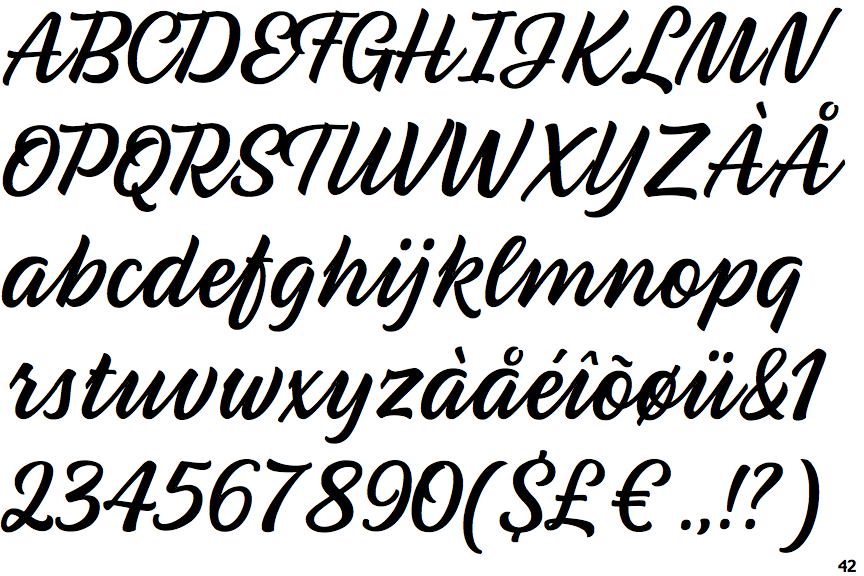 Identifont - Brushability Script