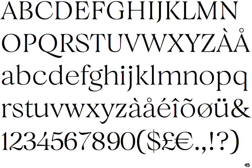 Identifont - Marygold Serif Light