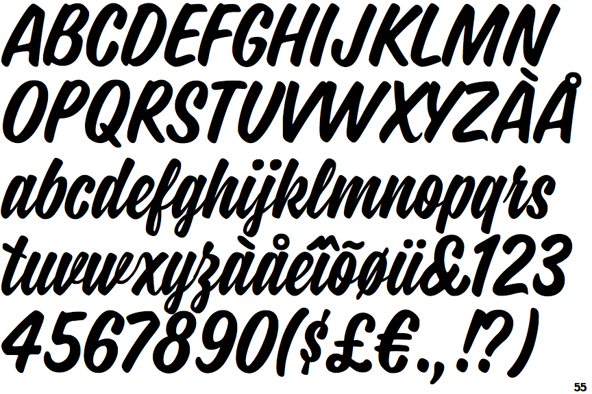 Identifont - Flank Steak Script