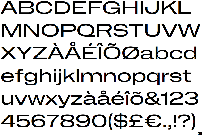 Identifont - NaN Metrify A Extra Wide