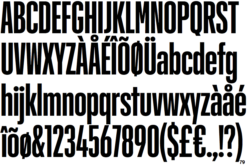 Identifont - NaN Metrify C Compressed Bld