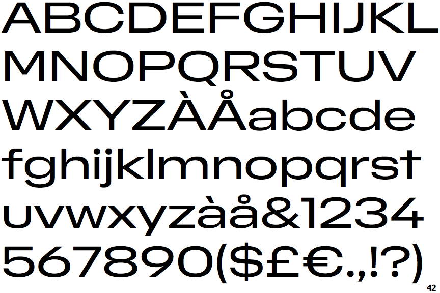 Identifont - NaN Metrify C Extra Wide