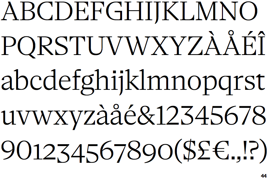 Identifont - NaN Serf A Headline Light