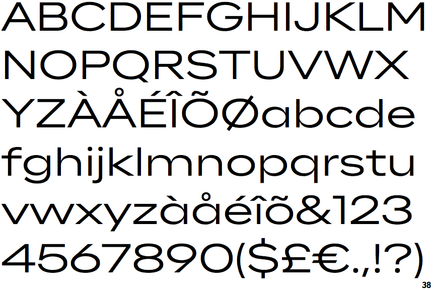 Identifont - Alaska Expanded Light Contrast