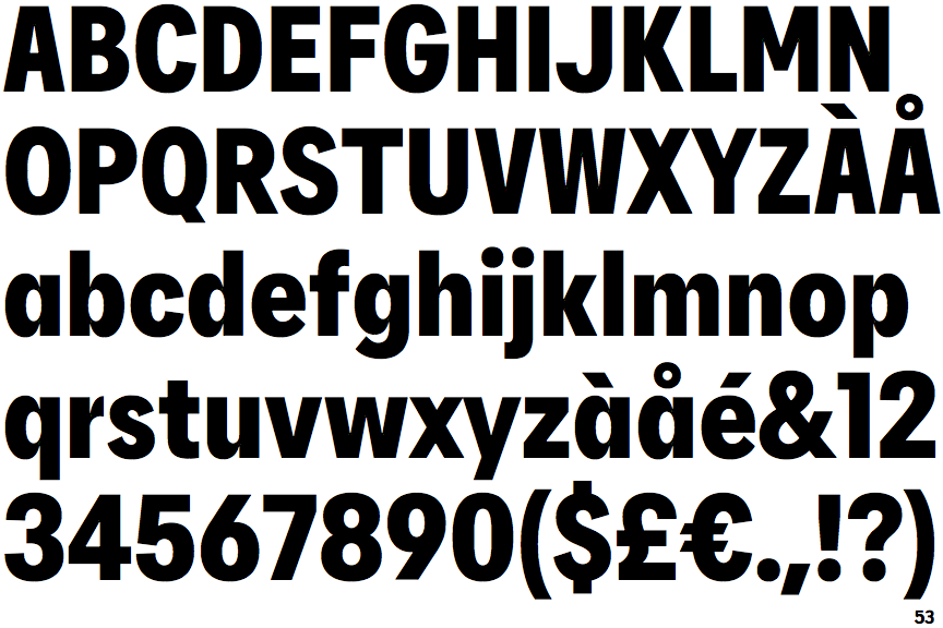 Identifont - Alaska Extra Condensed Bold Contrast