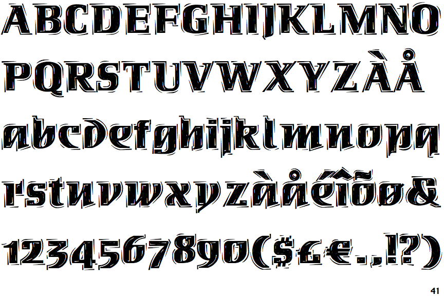 Identifont - Rough Cut NF